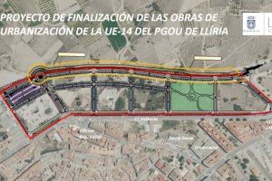 Llíria cuenta con proyecto para finalizar las obras de urbanización en la UE14